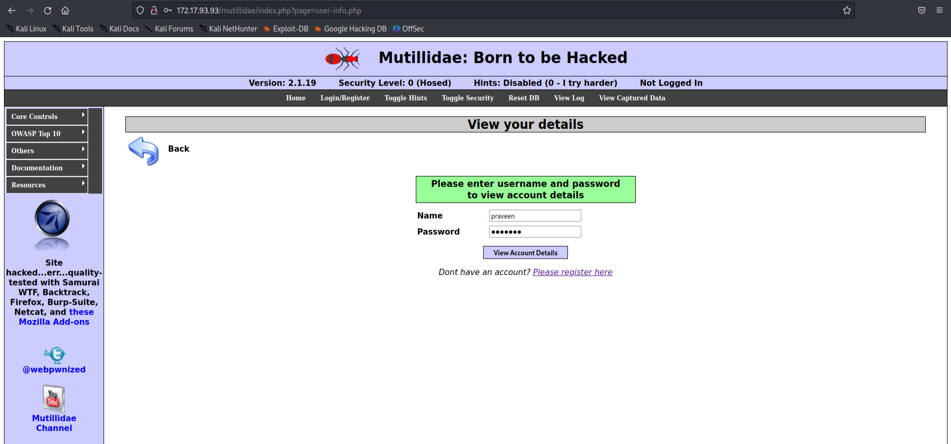 Github Joshuasamuel7ex 8 Sqlinjection Exploiting Sql Injection 6327