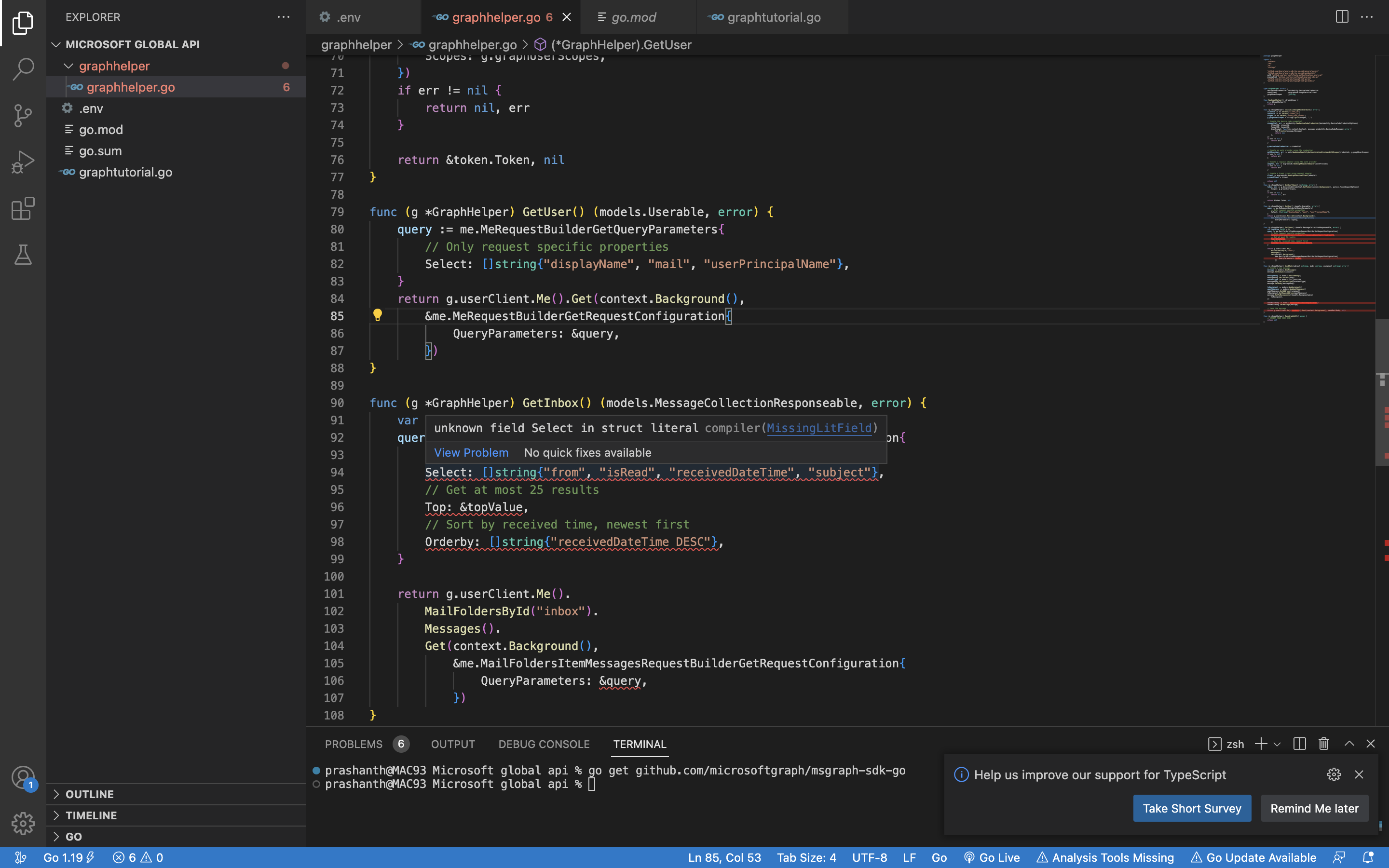 Package Not Found · Issue #397 · microsoftgraph/msgraph-sdk-go · GitHub