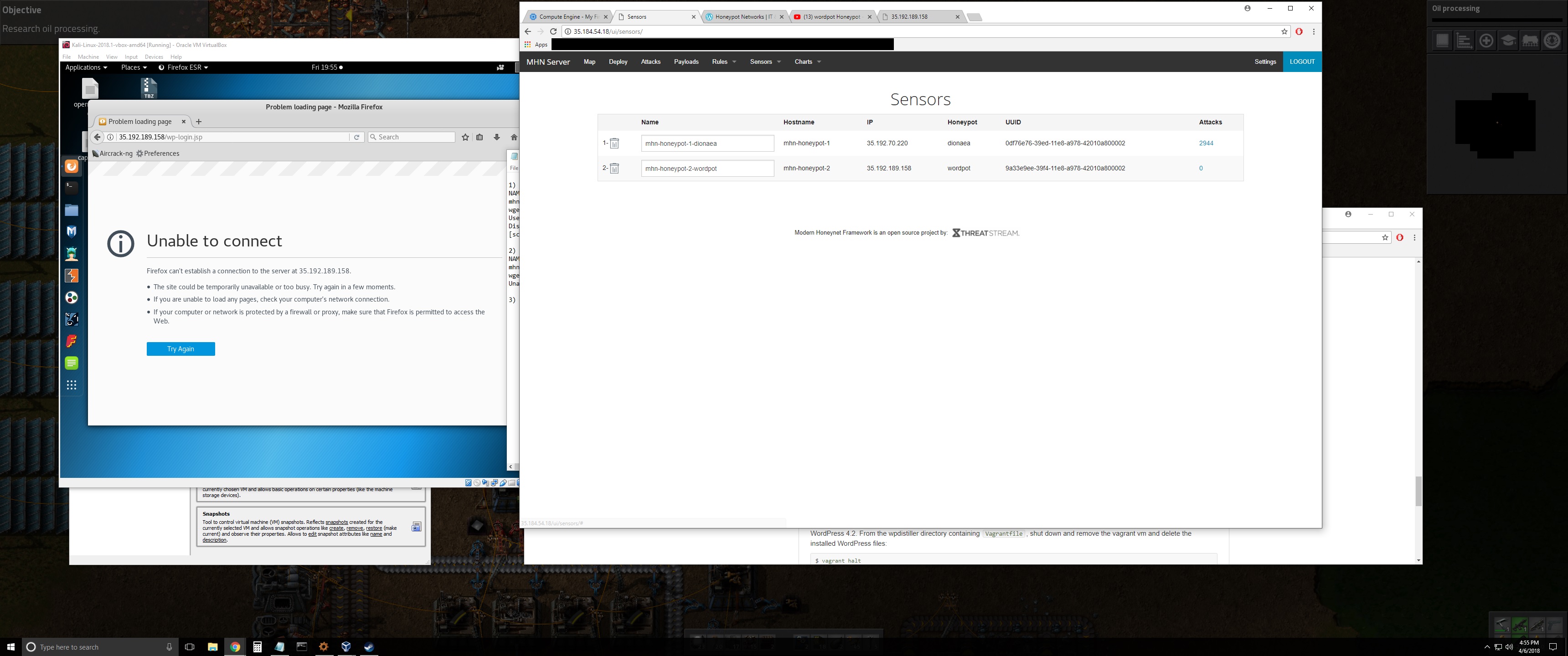 GitHub - Kalimachus/HoneyPots