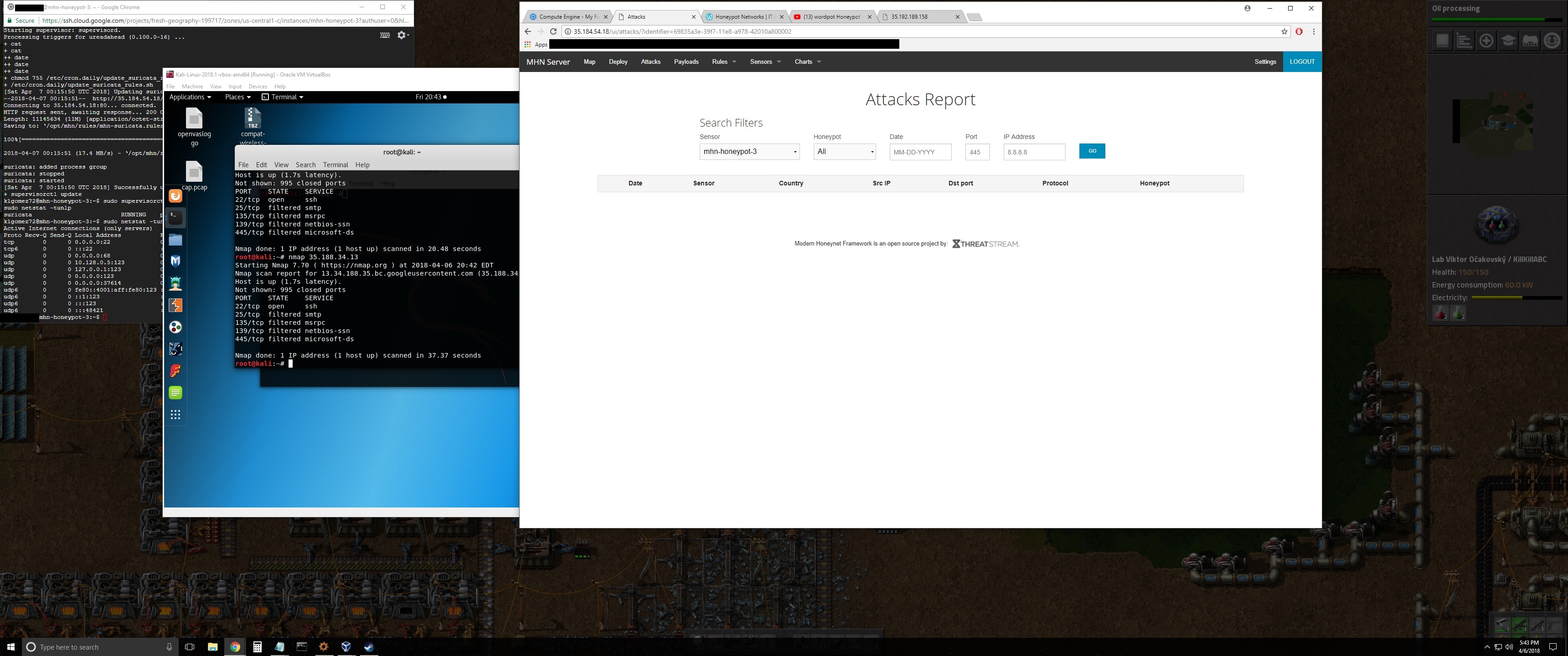GitHub - Kalimachus/HoneyPots