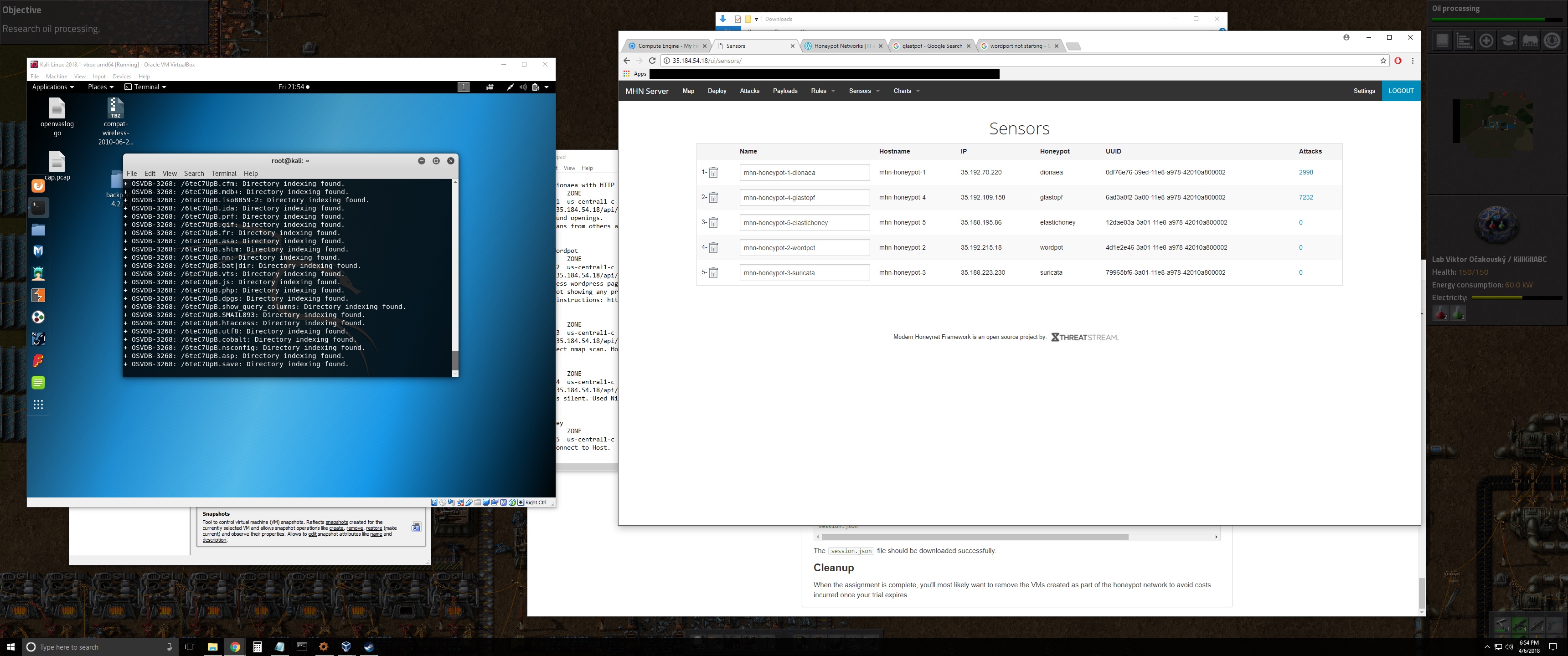 GitHub - Kalimachus/HoneyPots