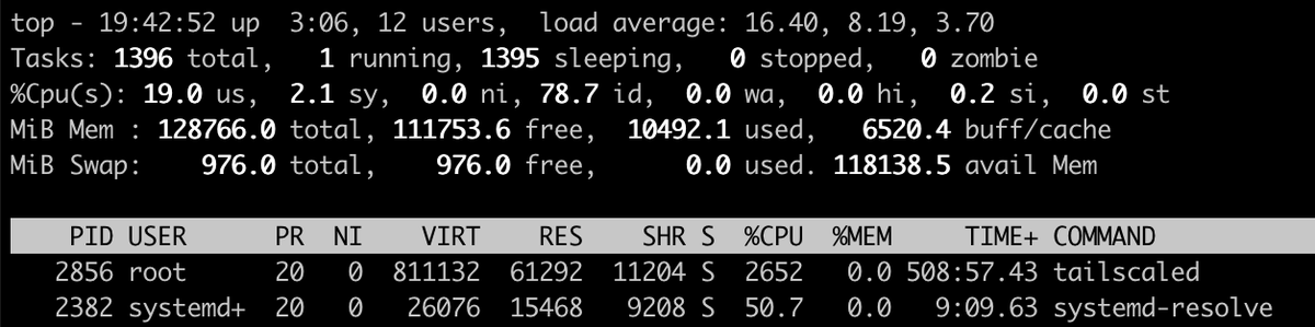 Tailscale uses 20+ CPU cores when Tailnet DNS is set to localhost · Issue #2595 · tailscale ...