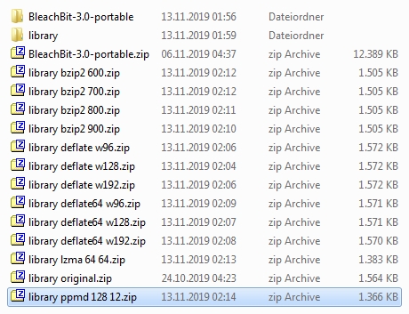 Optimize compression · Issue #697 · bleachbit/bleachbit · GitHub
