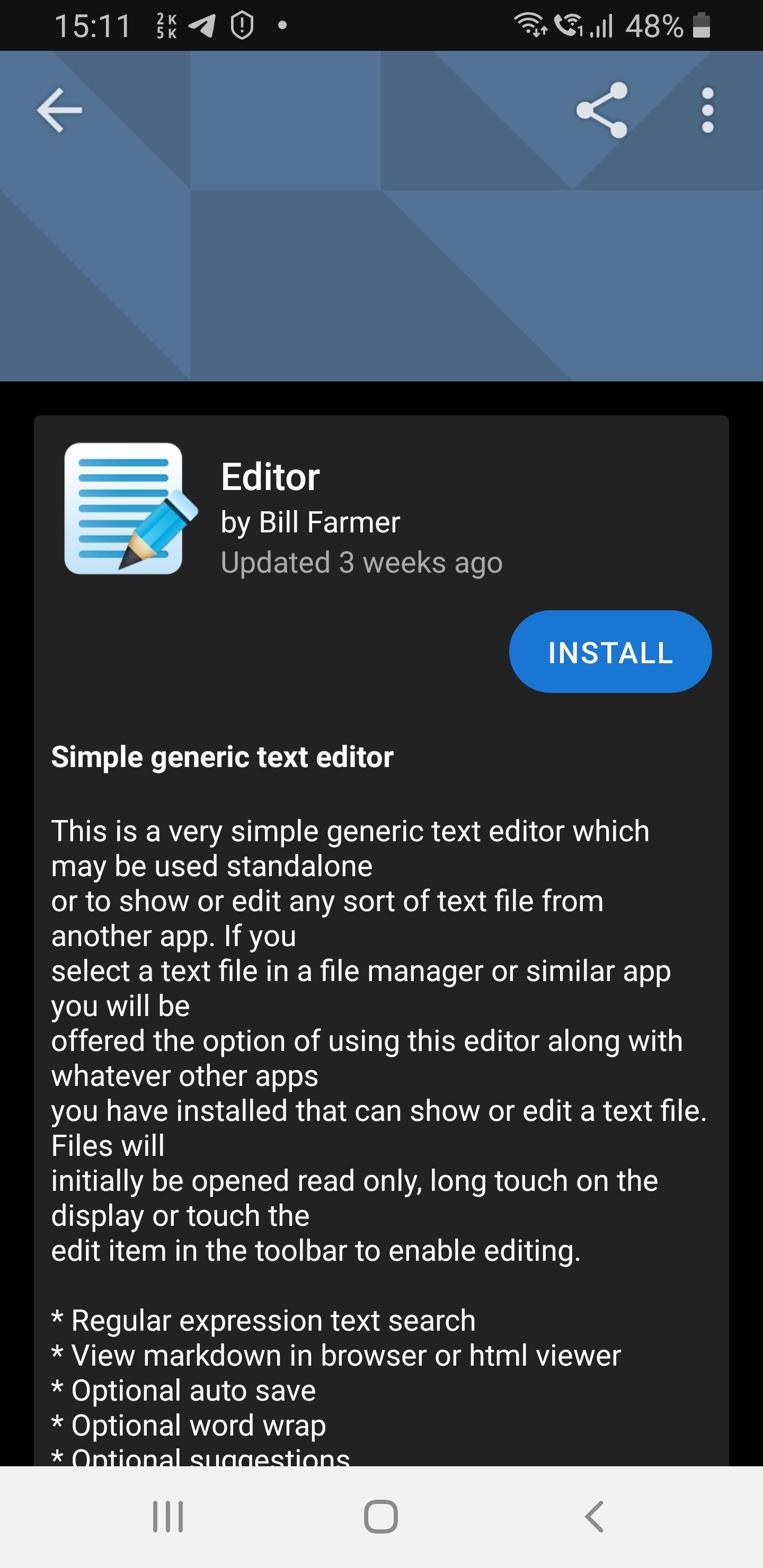 Improve appearance in F-Droid · Issue #101 · billthefarmer/editor · GitHub