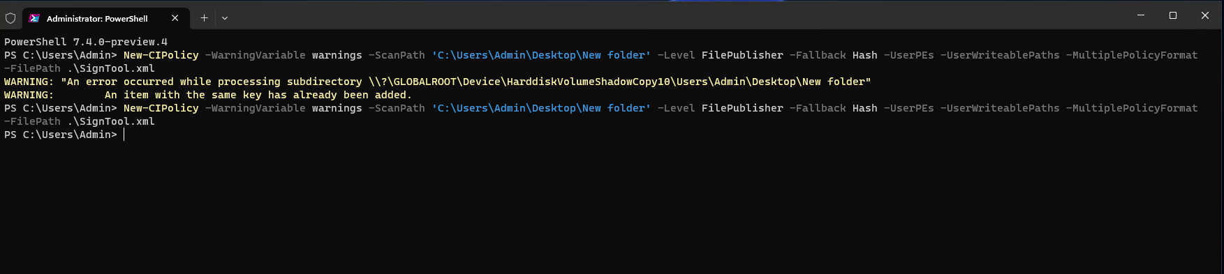 Issue With The New Cipolicy Cmdlet · Issue 278 · Microsoftdocswdac Toolkit · Github 