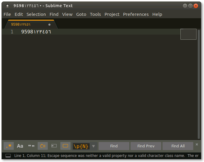 Unable to use Unicode category regex to match non-Western digits · Issue #2839 · sublimehq ...
