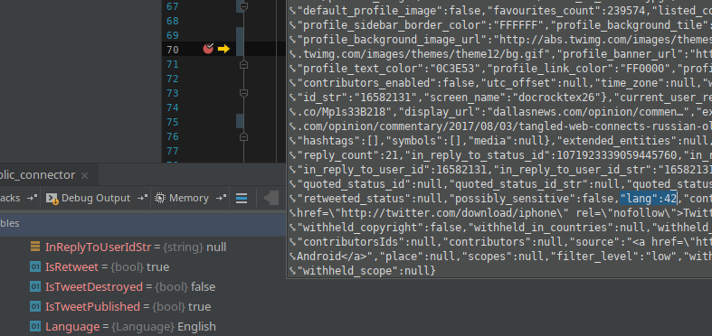 Language always encoded to 42(fa) · Issue #796 · linvi/tweetinvi · GitHub