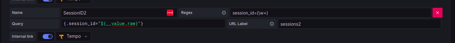 Traceql Derived Fields With Traceql Query Add A Limitundefined In Request That Make It Not