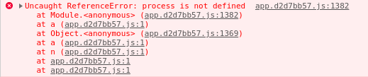 process is not defined when checking if I am in a browser environment ...