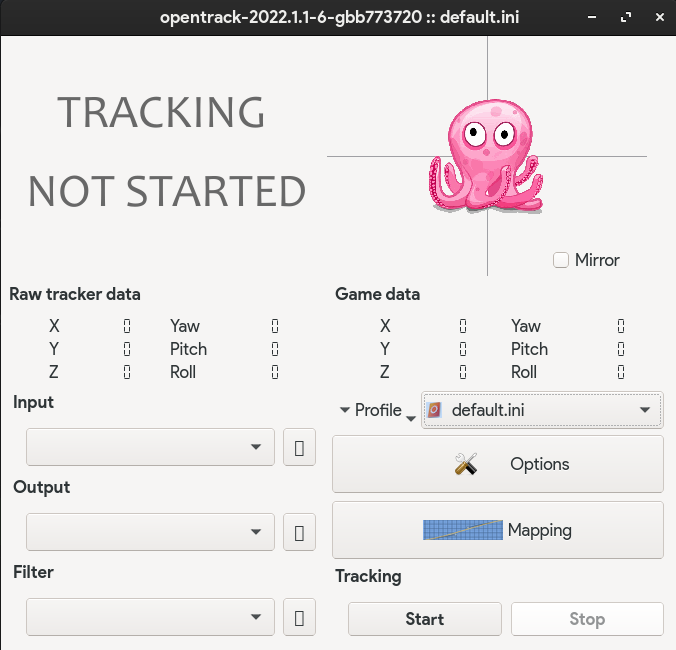 Ubuntu: No values for input, output and filter · Issue #1428 · opentrack/opentrack · GitHub