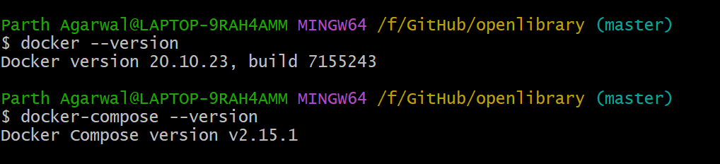 Replace `docker-compose` with `docker compose` · Issue #7594 · internetarchive/openlibrary · GitHub