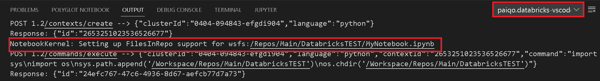 Working directory is different in VS Code from Databricks web UI · Issue #140 · paiqo/Databricks ...