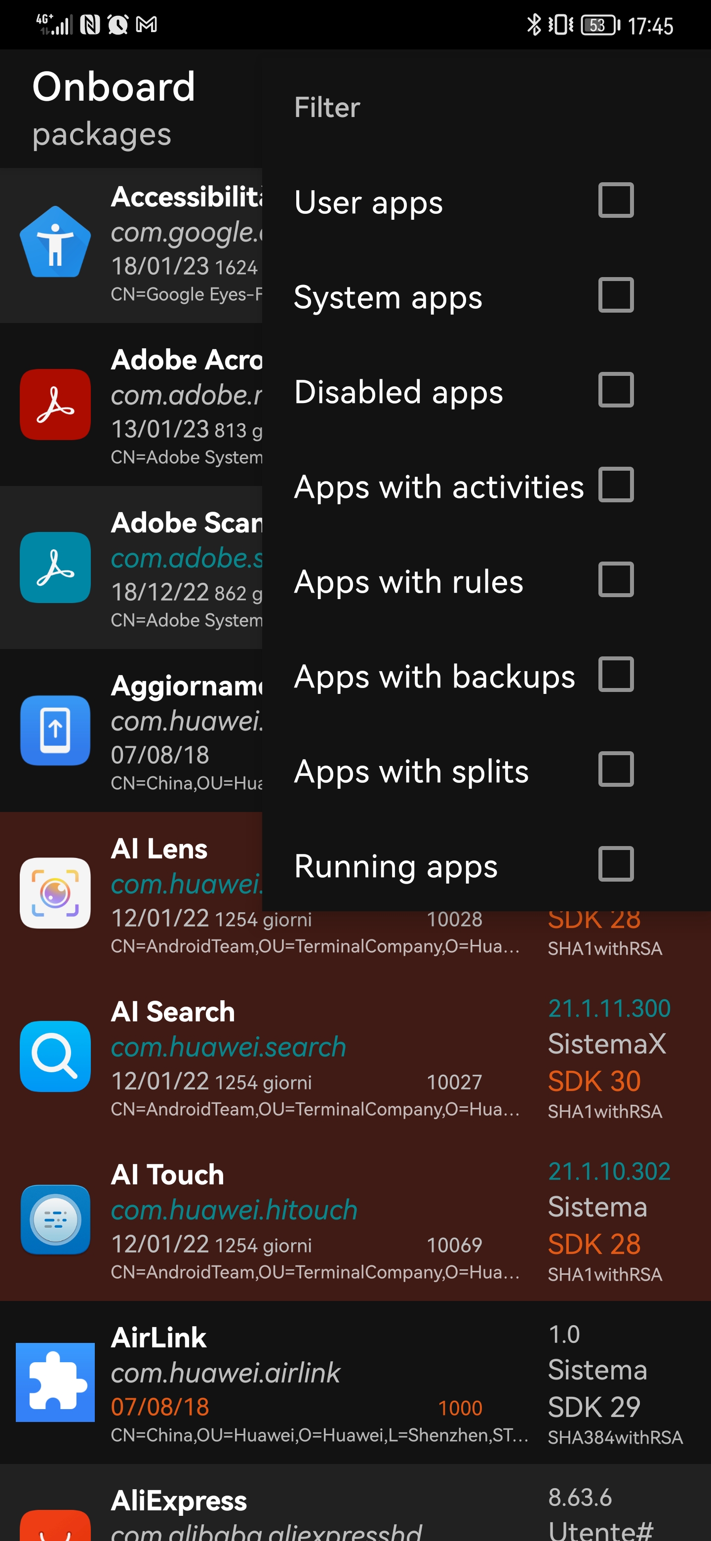 Cannot see all installed apps on main page · Issue #976 · MuntashirAkon/AppManager · GitHub