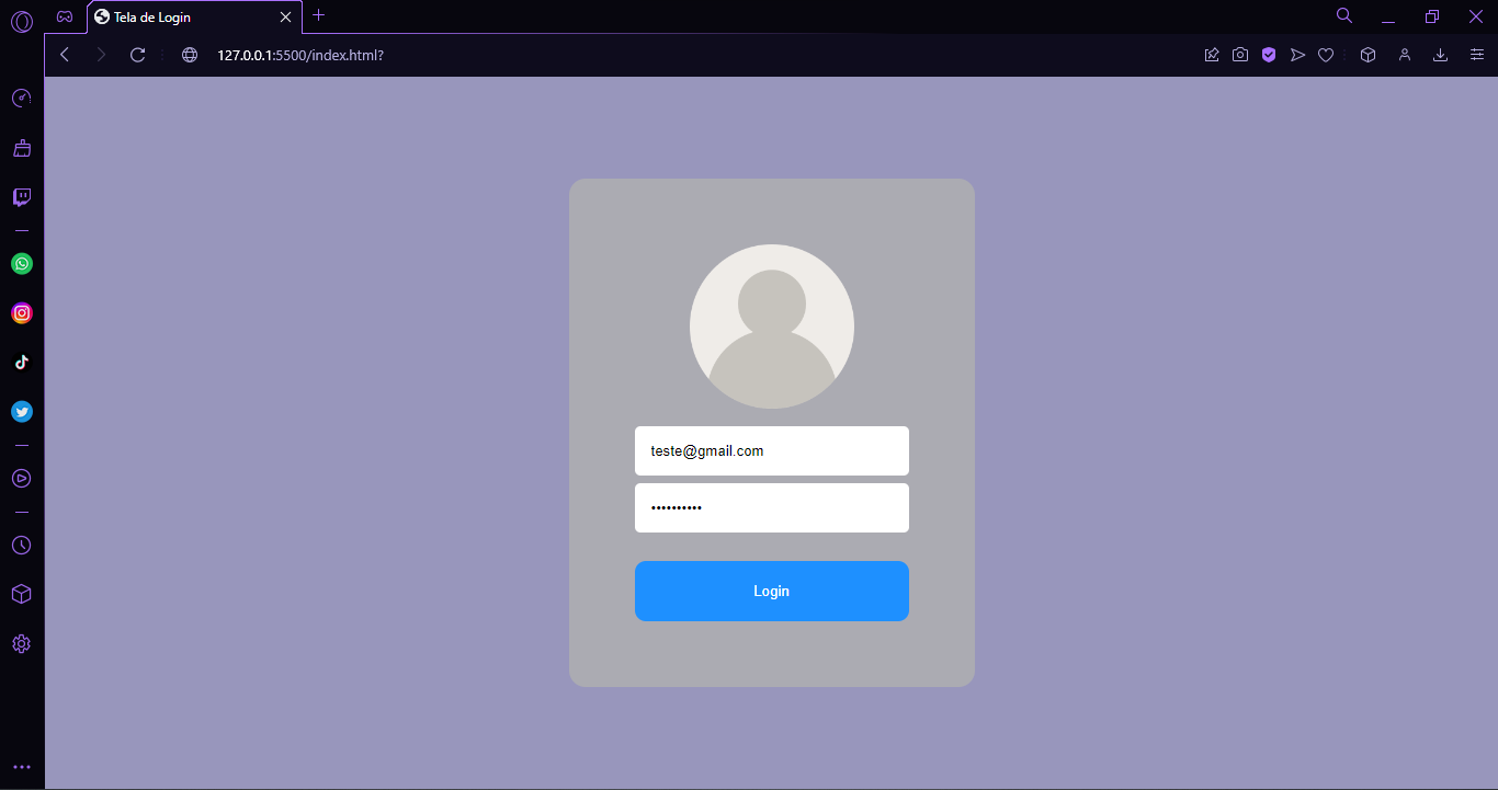 GitHub - santanaGs/TelaLogin