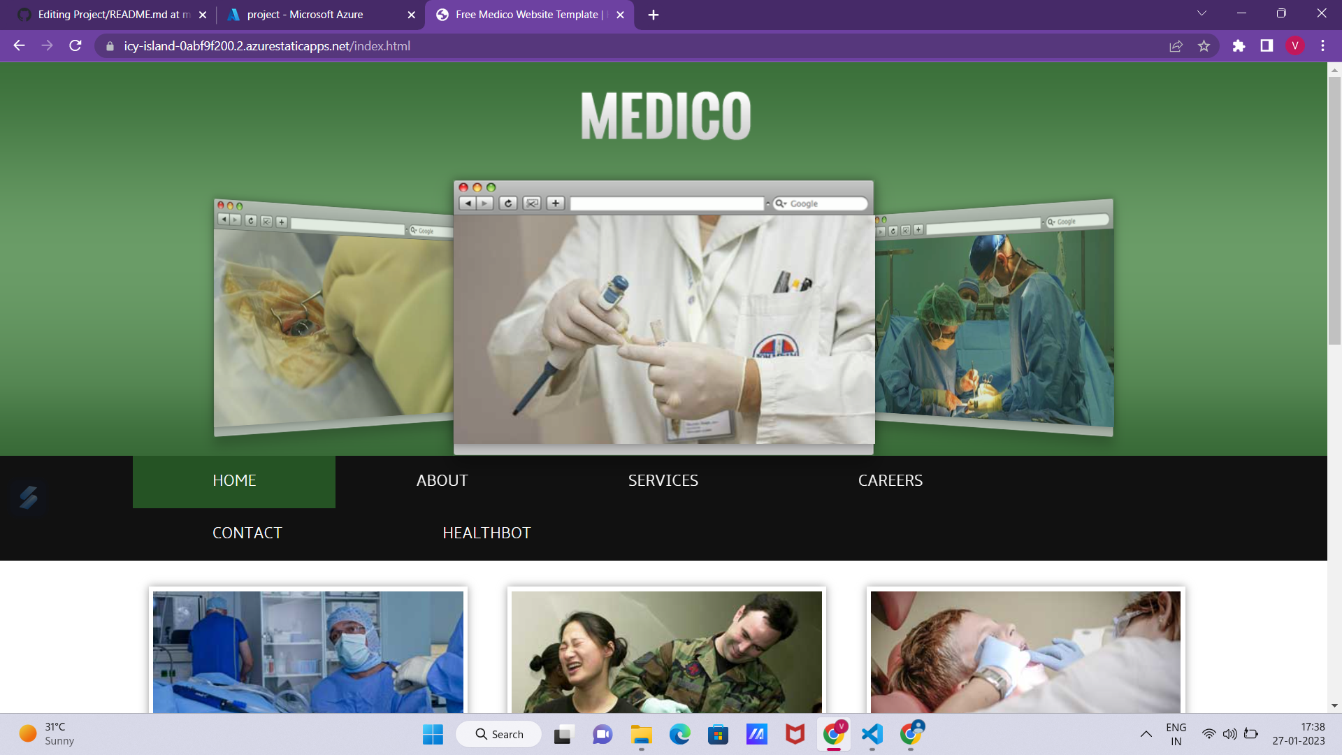 GitHub - Pallavinaysaidurga/Project: https://icy-island-0abf9f200.2.azurestaticapps.net