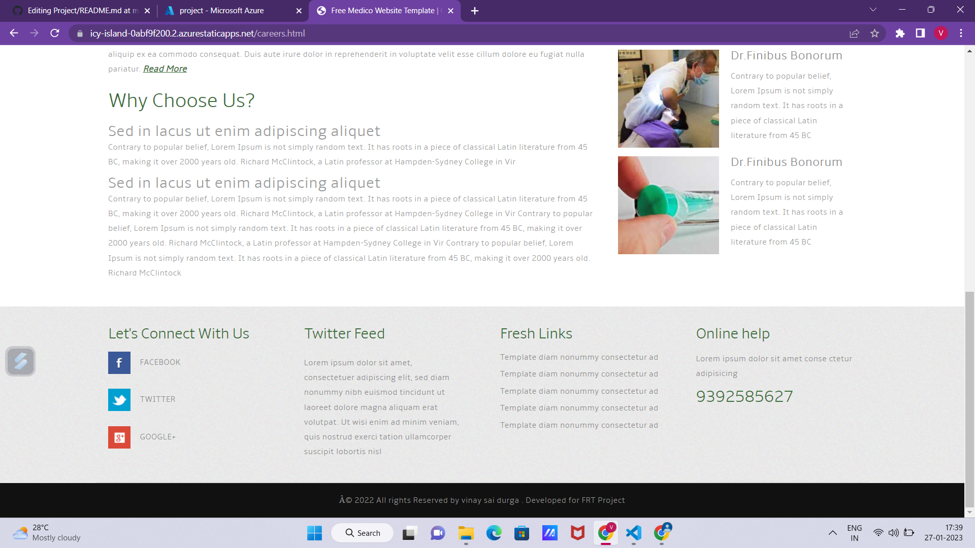 GitHub - Pallavinaysaidurga/Project: https://icy-island-0abf9f200.2.azurestaticapps.net