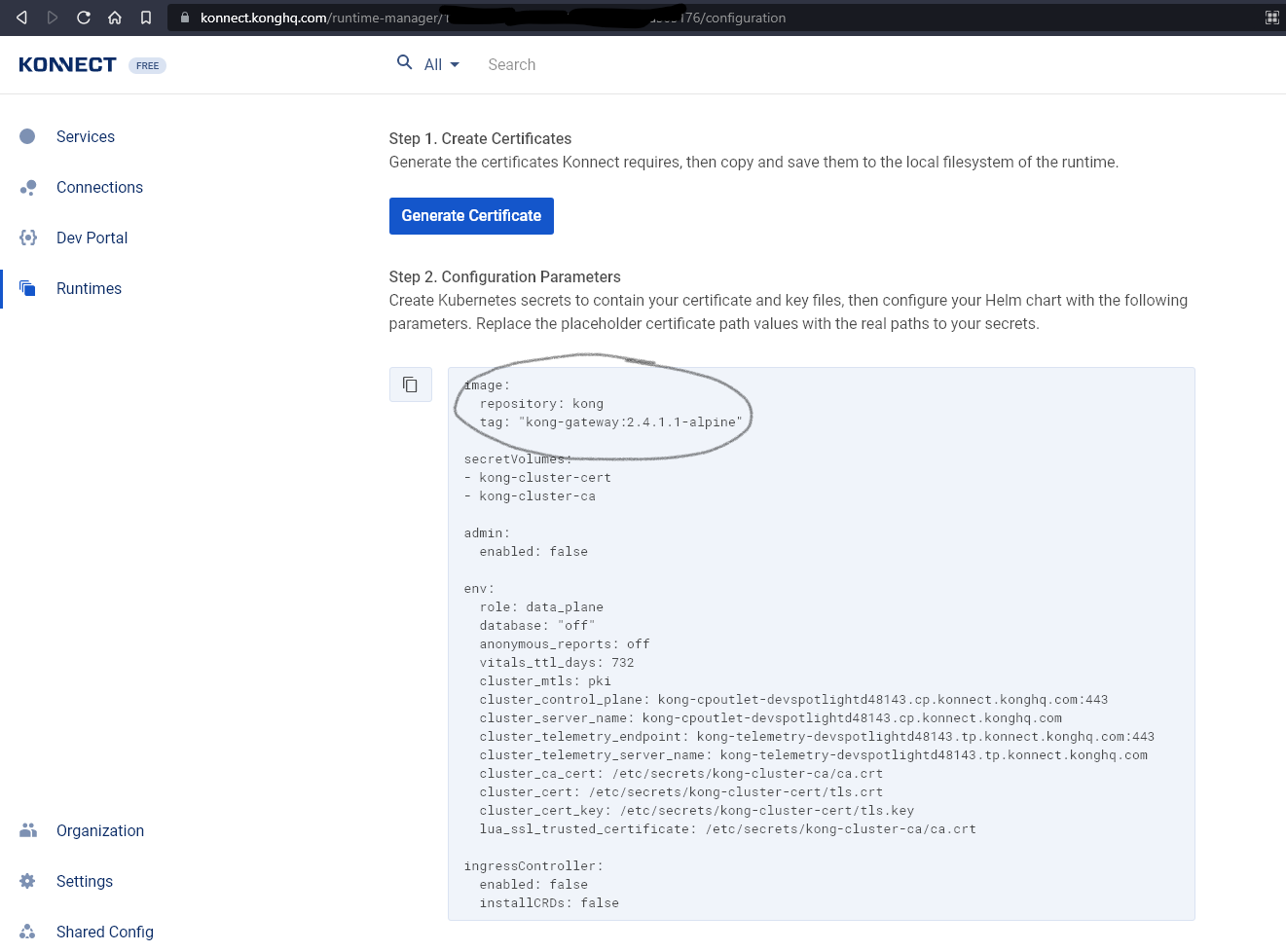 Illegal values.yaml in Kong Konnect guide · Issue #3138 · Kong/docs.konghq.com · GitHub