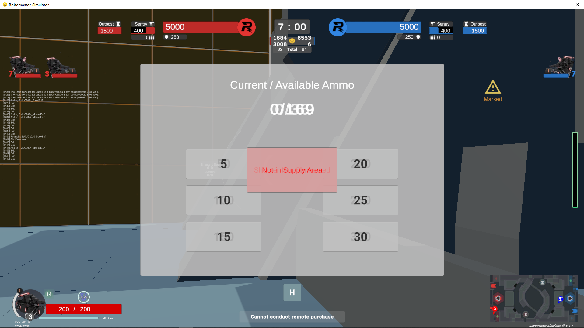 Ammo purchase interface overlaying · Issue #23 · ChangeClock/RobomasterSimulator · GitHub