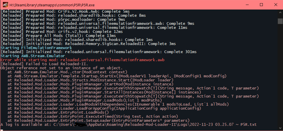 Help: Phantom Error · Issue #167 · Reloaded-Project/Reloaded-II · GitHub