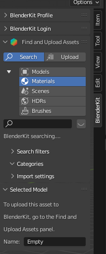 category tab not working · Issue #378 · BlenderKit/blenderkit · GitHub