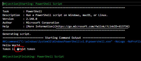 Powershell Task Does Not Work Correctly For Piped Inputs In Vs2017 Hosted Agent Works Fine On