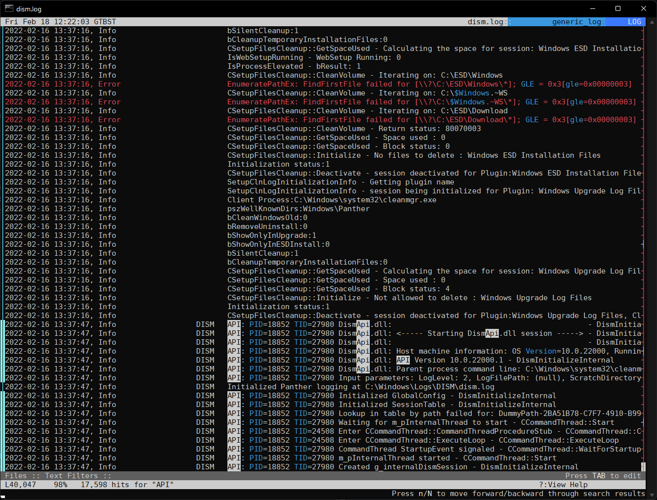 Windows builds? · Issue #795 · tstack/lnav · GitHub