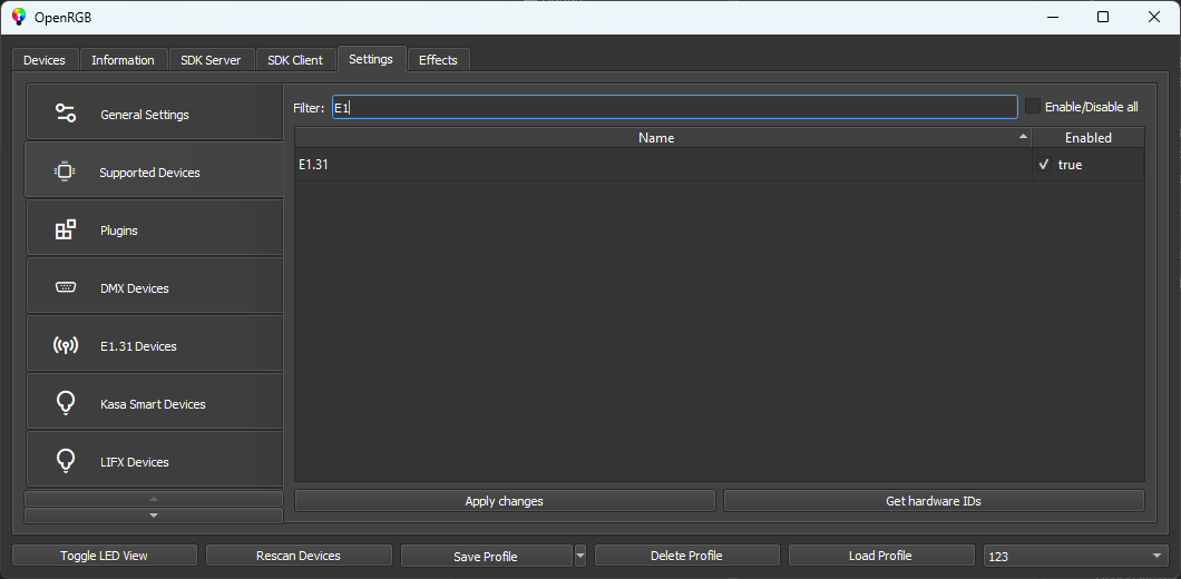 GitHub - Sergey004/E1.31-to-OSC: Virtual E1.31 device designed specifically to work with OpenRGB ...