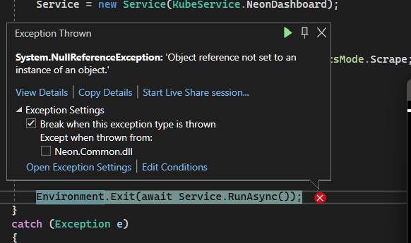 Neon.Service logging broken · Issue #1668 · nforgeio/neonKUBE · GitHub