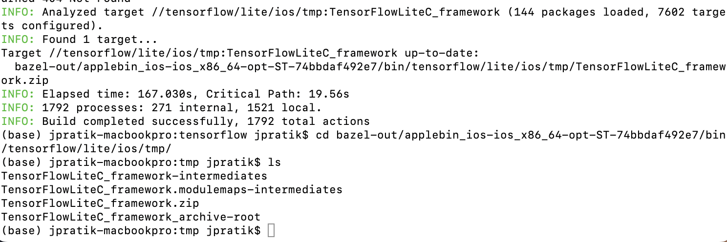 Selectively build TFLite for iOS failure · Issue #60088 · tensorflow/tensorflow · GitHub