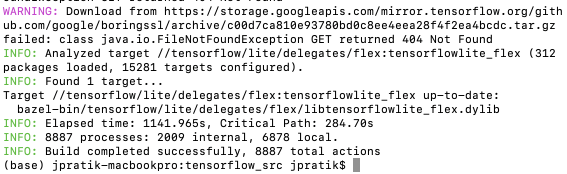 TFLite: On device Training Fails. ERROR: Node number 69 (FlexReluGrad) failed to prepare ...