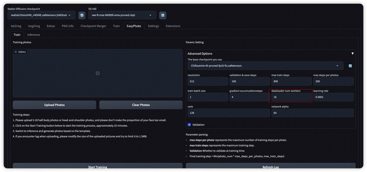 Bus error. It is possible that dataloader's workers are out of shared memory. Please try to ...