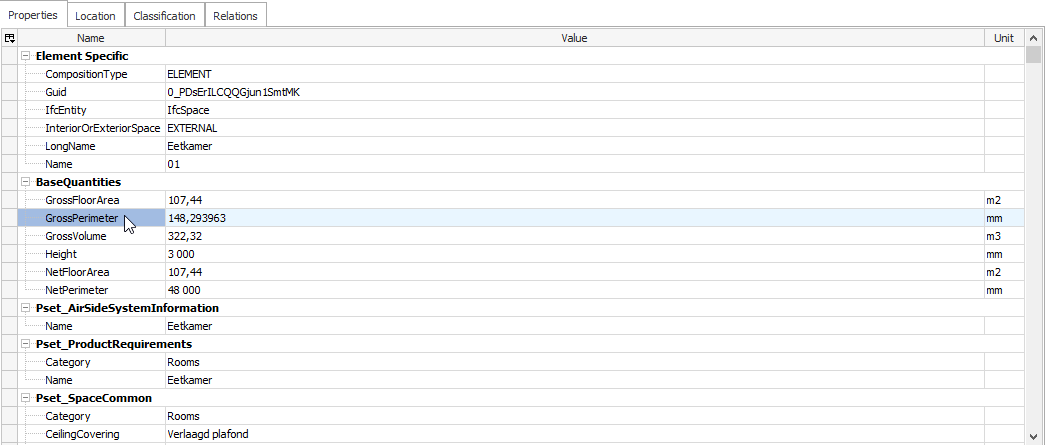 Qto_SpaceBaseQuantities: GrossPerimeter · Issue #552 · Autodesk/revit-ifc · GitHub
