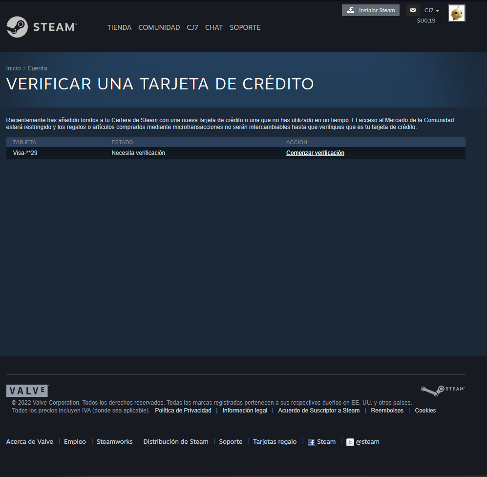 Credit Card Verification · Issue #5625 · ValveSoftware/Dota2-Gameplay ...