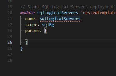 incorrect indent in vscode auto complete · Issue #2186 · Azure/bicep · GitHub