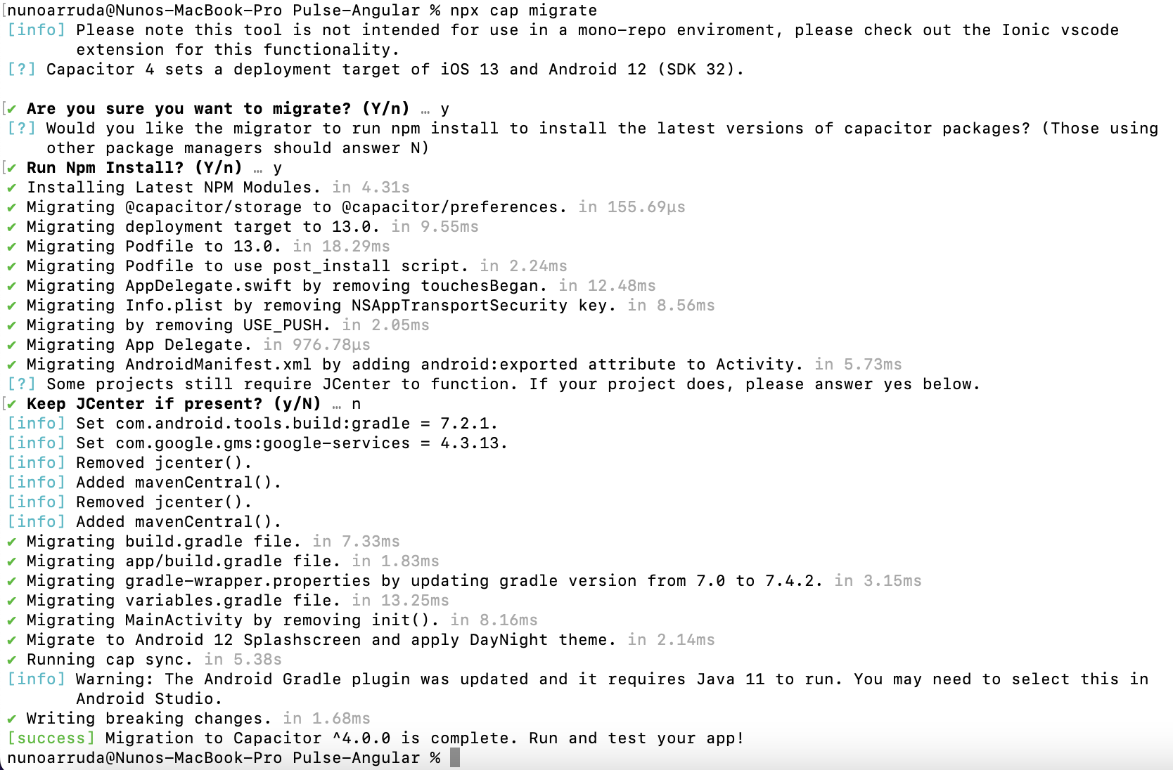 Bug `npx Cap Migrate` Deletes Package Lockjson · Issue 5817 · Ionic Teamcapacitor · Github 