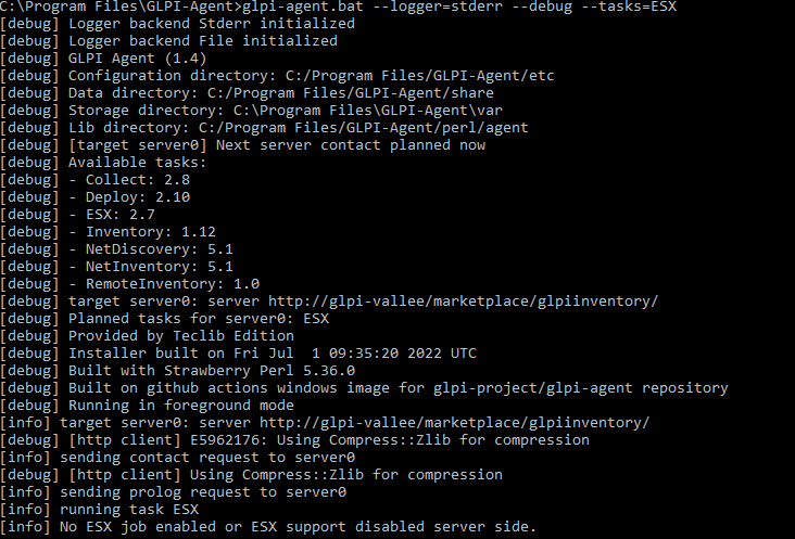 Esx Inventory Task Not Starting But Dicover And Inventory Task Working
