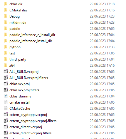 Compile the inference source code (Windows) inference_lib_dist · Issue ...