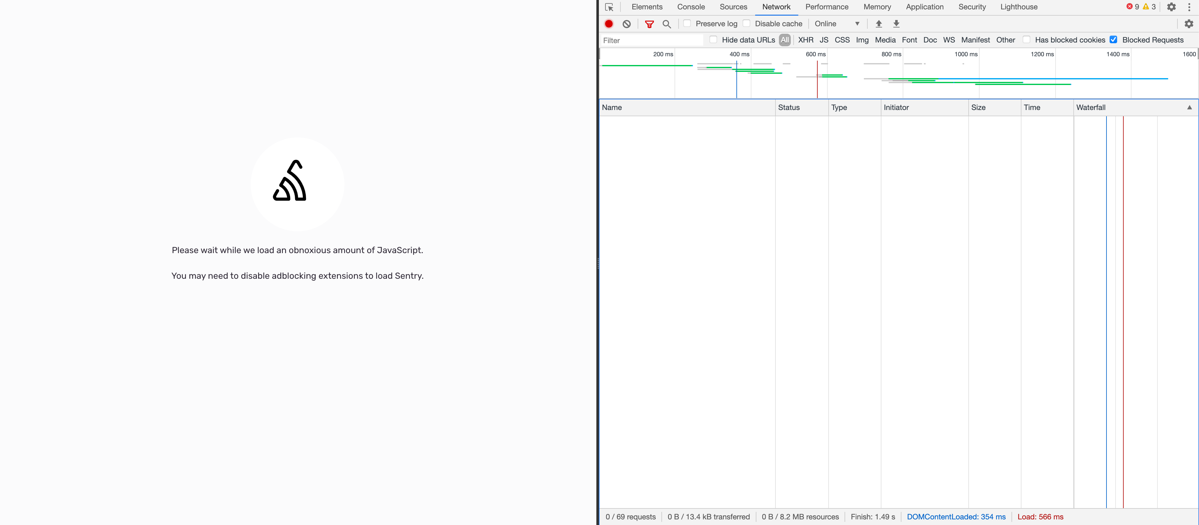sentry.io is blocked: ERR_BLOCKED_BY_CLIENT · qutebrowser qutebrowser · Discussion #7585 · GitHub