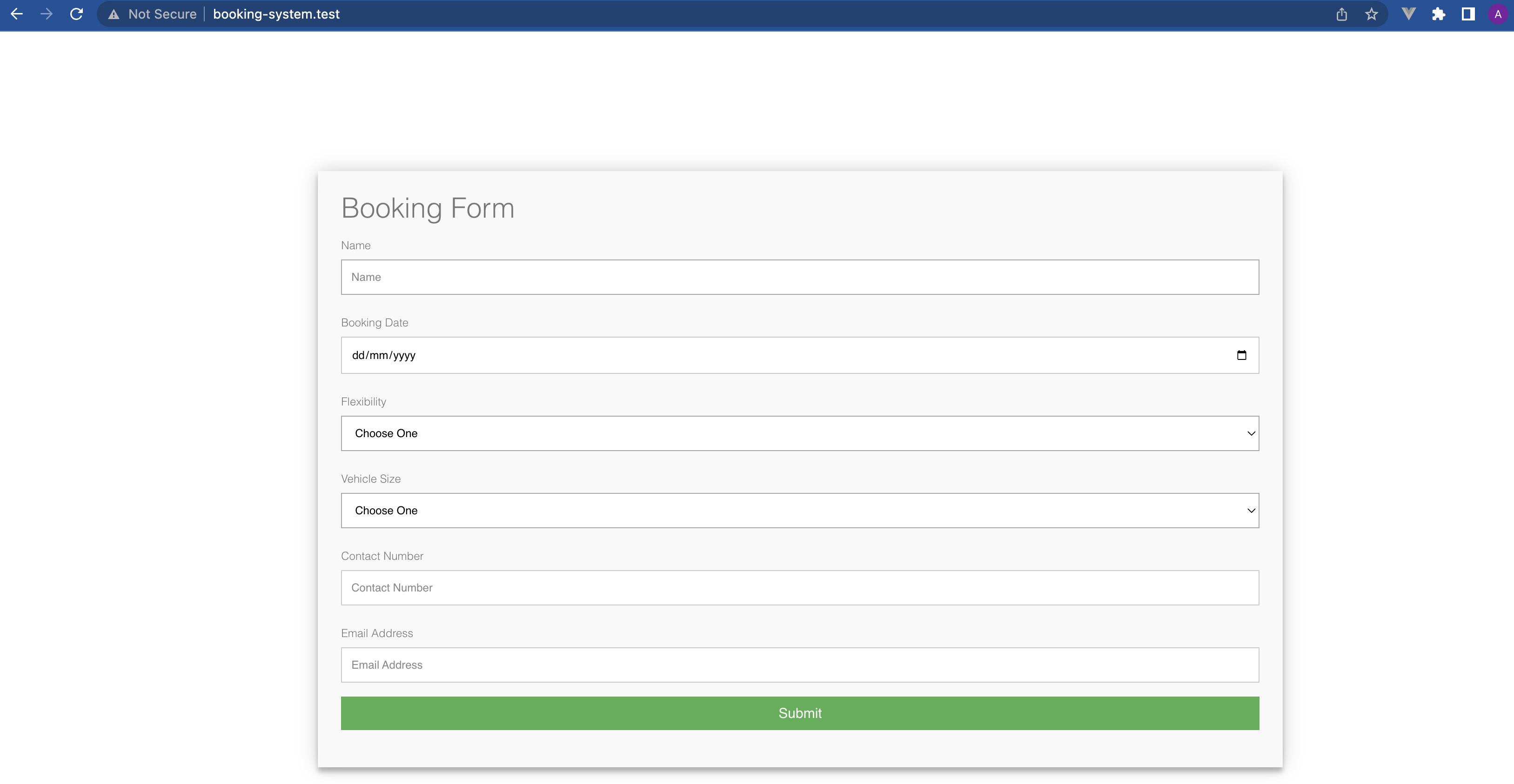 GitHub - deendin/booking-system