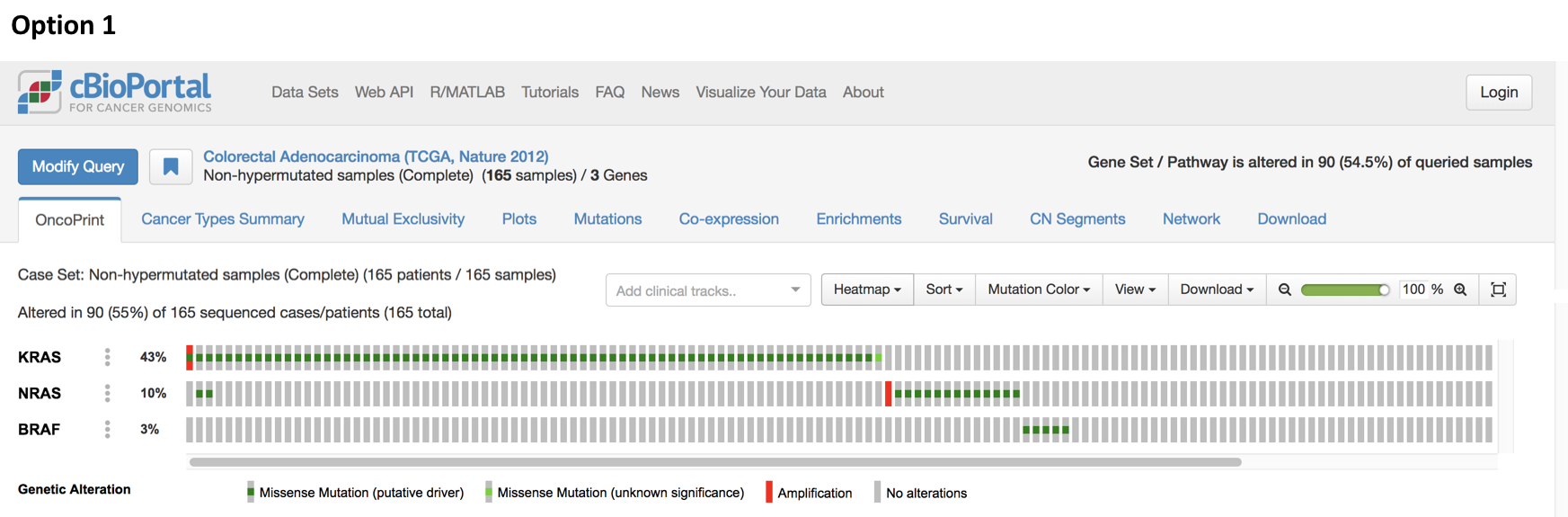 More compact OncoPrint tab · Issue #4976 · cBioPortal/cbioportal · GitHub