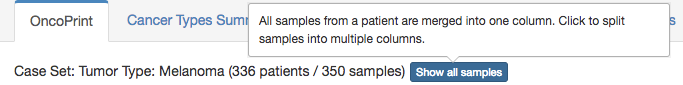 More compact OncoPrint tab · Issue #4976 · cBioPortal/cbioportal · GitHub
