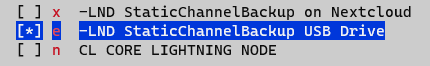 LND StaticChannelBackup USB Drive wrong about the number of usb devices ...