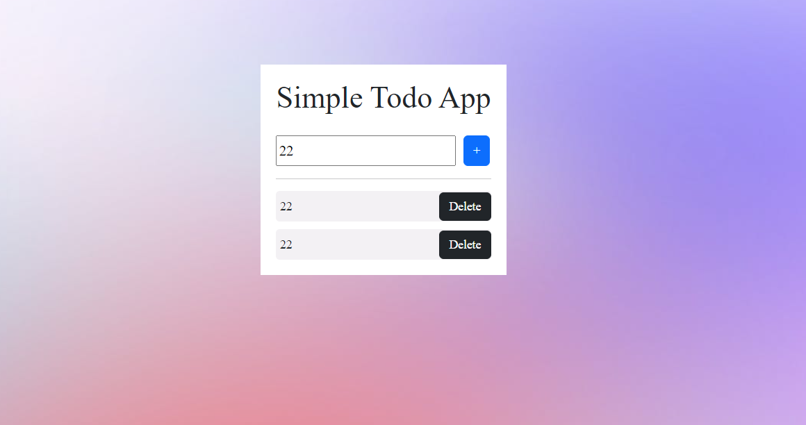 GitHub - piyushgautam258/simple-todo-app: A Simple todo App.