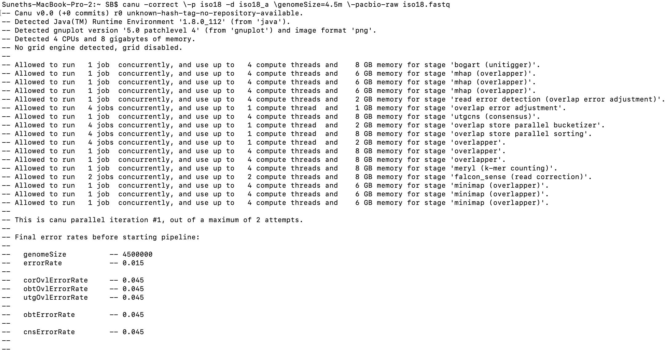 Canu correct command failed · Issue #1224 · marbl/canu · GitHub