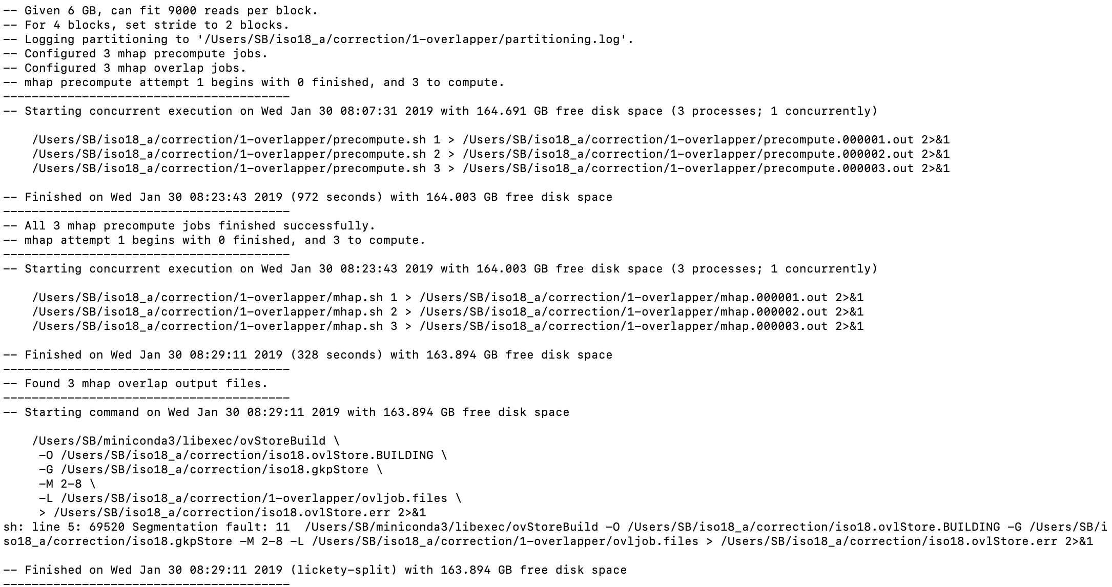 Canu correct command failed · Issue #1224 · marbl/canu · GitHub