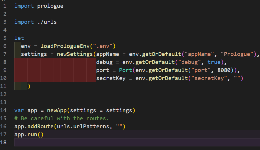 prologue init, broken indentation · Issue #134 · planety/prologue · GitHub