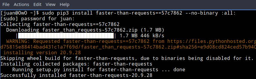 Error on installation · Issue #99 · juancarlospaco/faster-than-requests ...