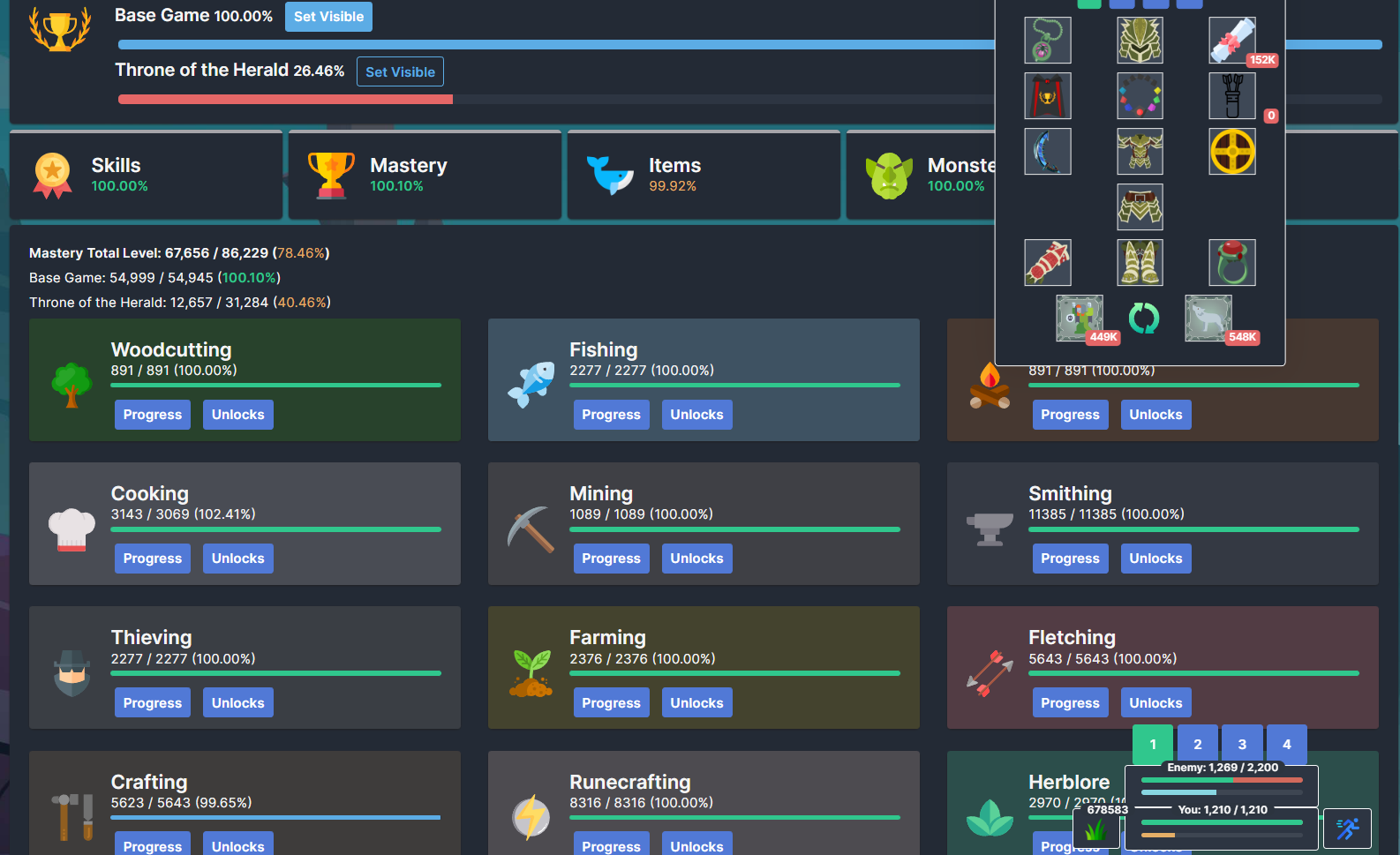 Bug Base Game Completion Issue · Issue 3025 · Melvoridlemelvoridle 