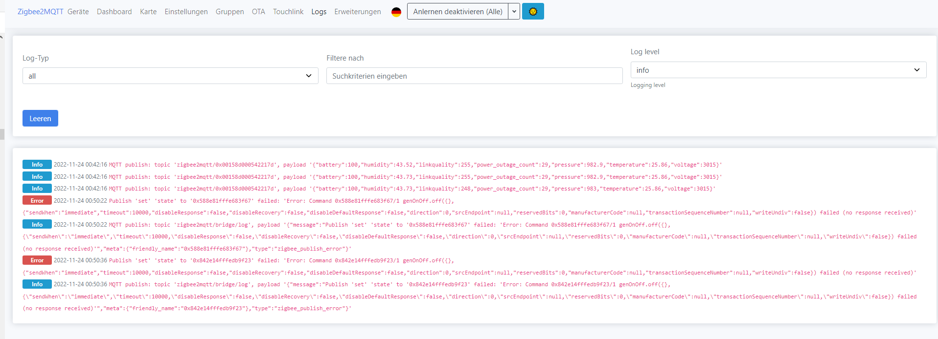 Failed to configure by smart plugs · Koenkk zigbee2mqtt · Discussion #15158 · GitHub