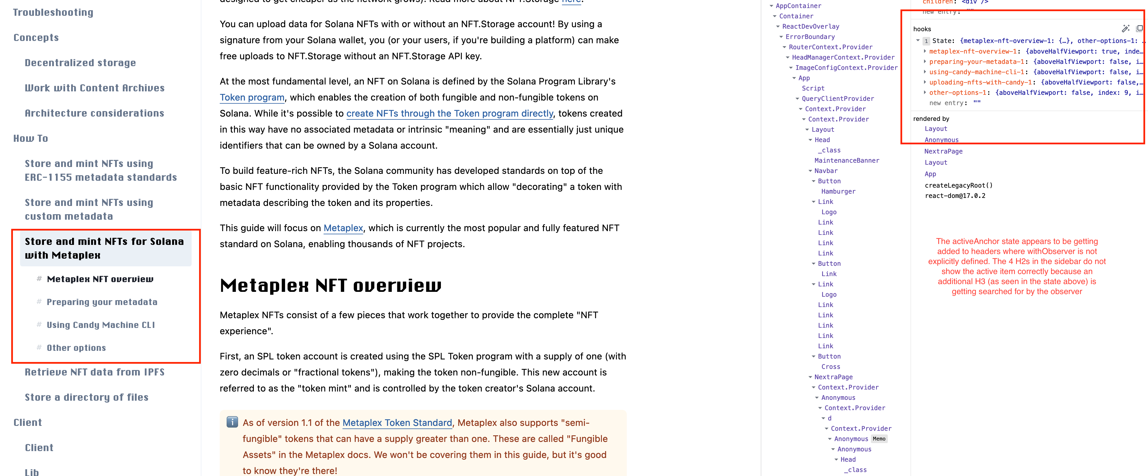 withObserver doesn't work correctly and causes incorrect scroll highlighting. · Issue #381 ...